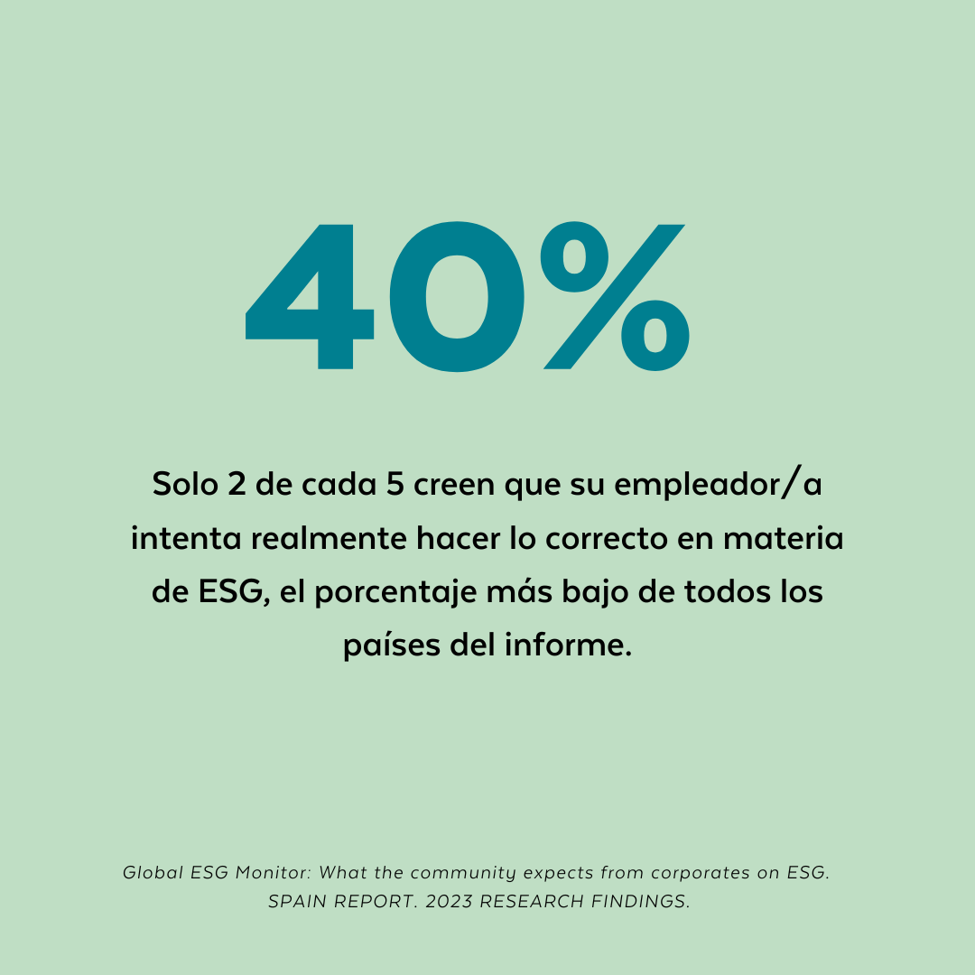 Estudio de los criterios ESG en el área de People & Culture